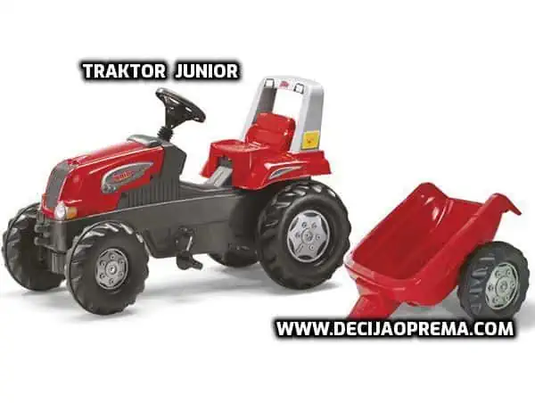Traktor Rolly Toys Junior sa prikolicom
