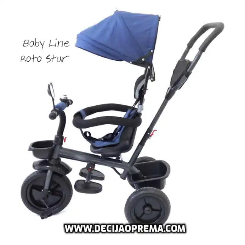 Tricikl Baby Line Roto Star Plavi