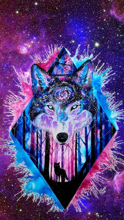 Mystic wolf galaxy