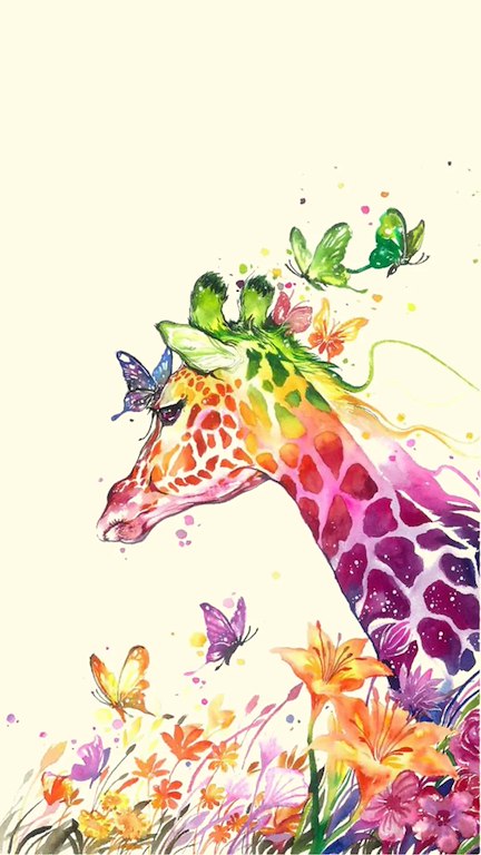 Giraffe paint