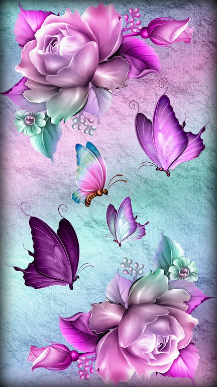 Purple butterflies