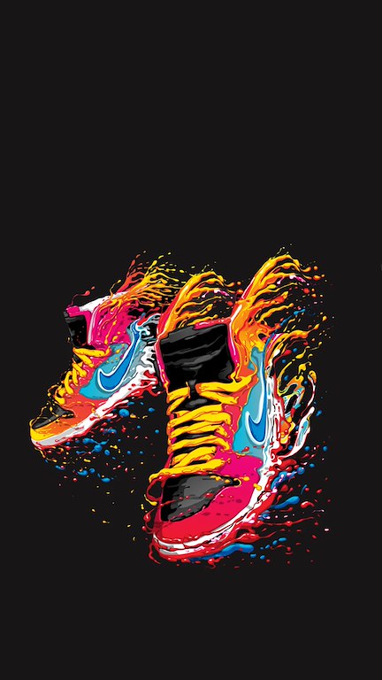 Colorful sneakers