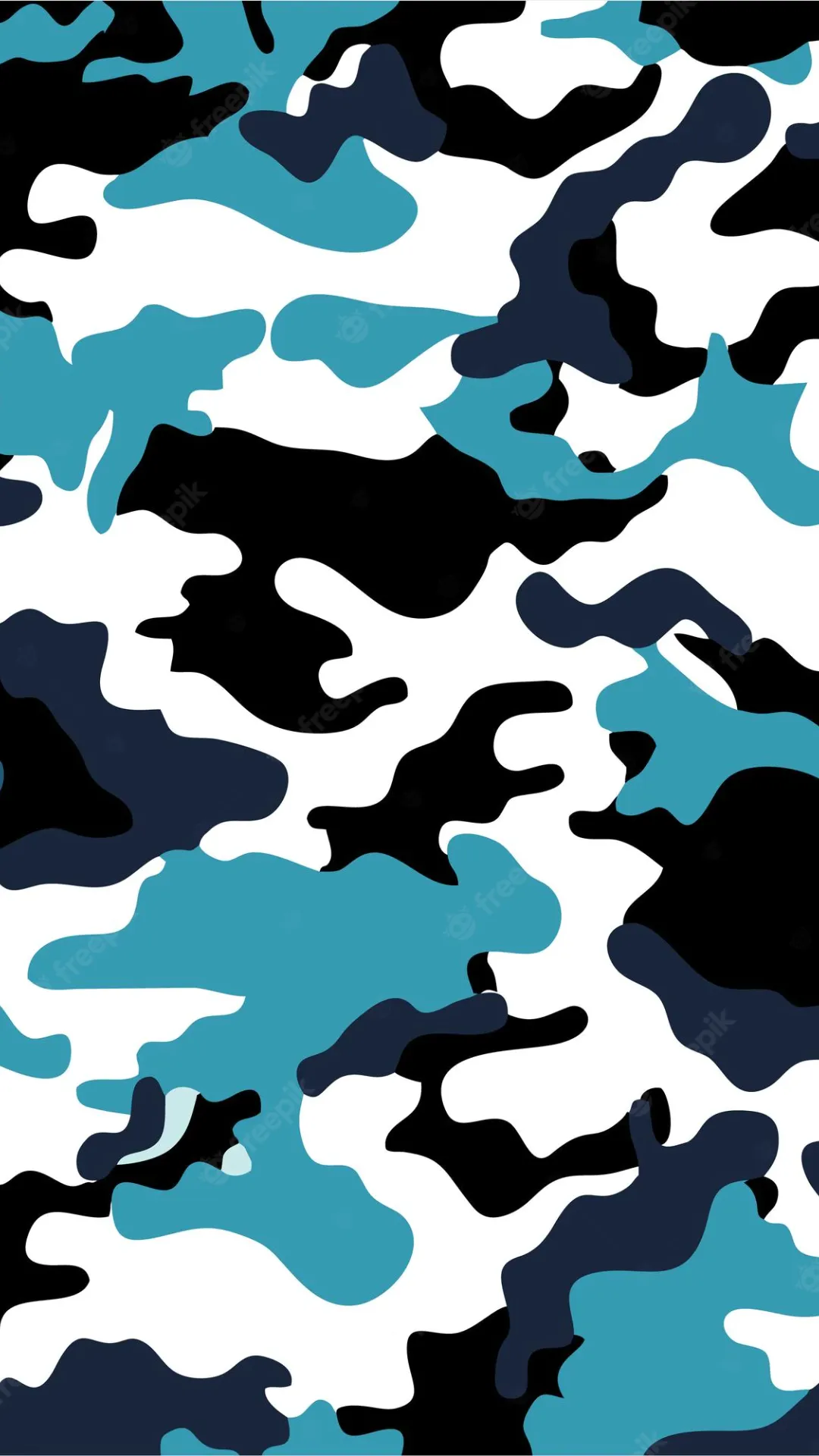 Camouflage blue