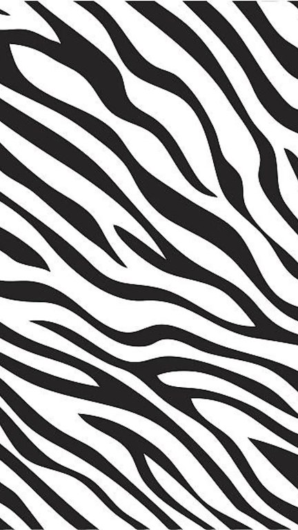 Animal print zebra