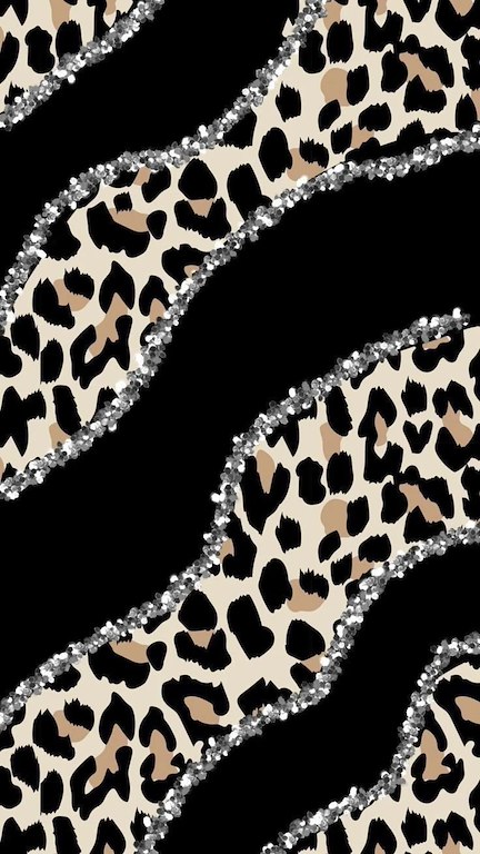 Animal print sparkle