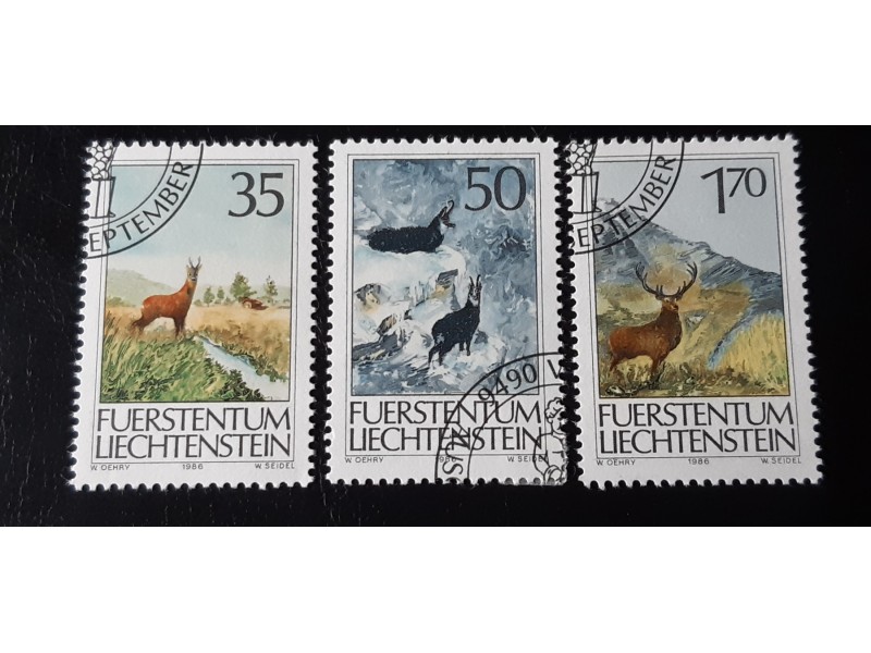 LIECHTENSTEIN 1986 KOMPLET SERIJA