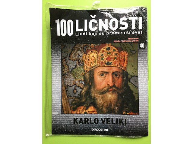 100 ličnosti KARLO VELIKI broj 40