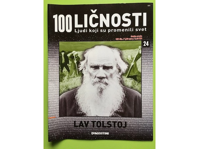 100 ličnosti LAV TOLSTOJ broj 24