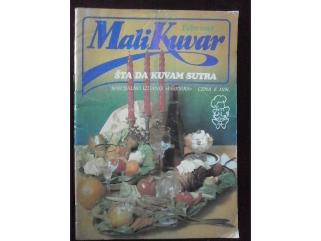 Dodatak revije ELIKSIR - Mali kuvar februar 1990