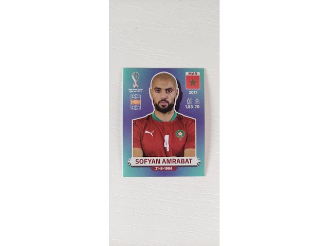 Panini FIFA 2022 international Qatar MAR11