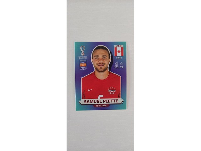 Panini FIFA 2022 international Qatar CAN17