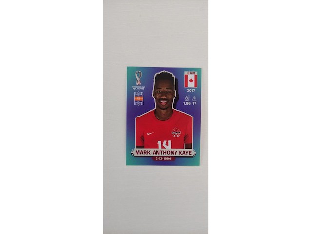 Panini FIFA 2022 international Qatar CAN15