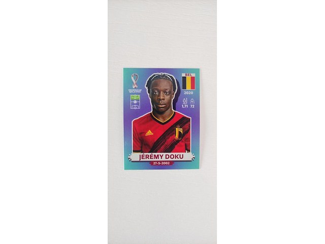 Panini FIFA 2022 international Qatar BEL17