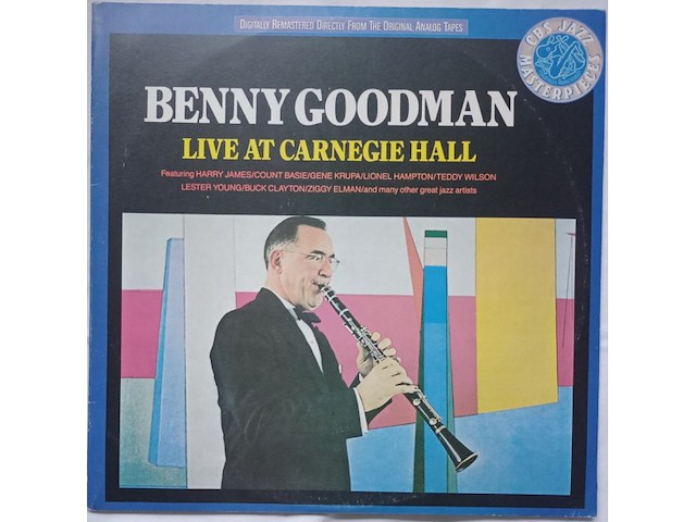 BENNY  GOODMAN  -  2LP Live at Carnegie Hall