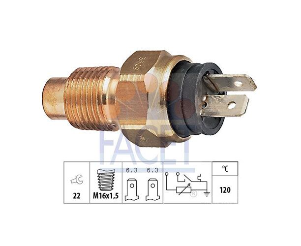 Senzor temperature rashladne tečnosti Facet 7.3509 - WS2684 - 330145