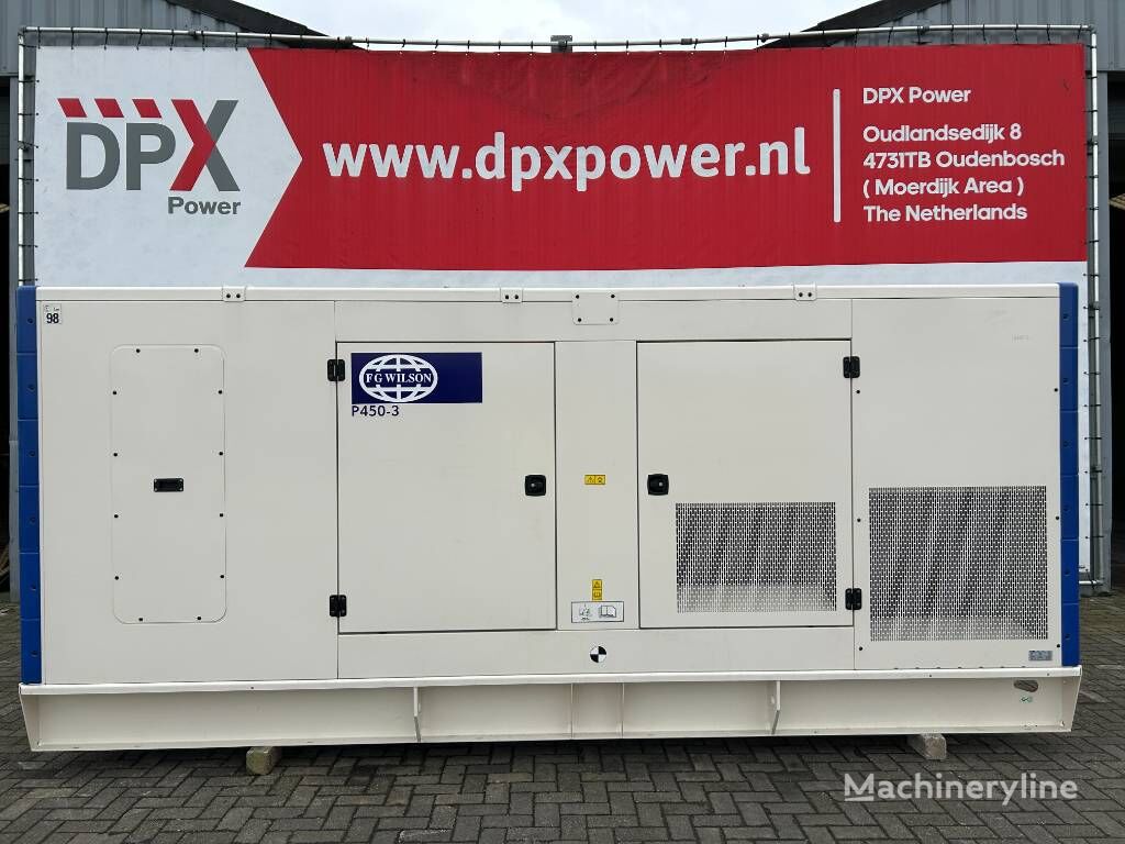 Novi FG Wilson P450-3 - Perkins - 450 kVA Genset - DPX-16018 diesel generator