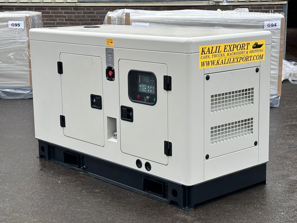 Novi Ricardo 30 KVA (24KW) Silent Generator 3 Phase 50HZ 400V New Unused many diesel generator