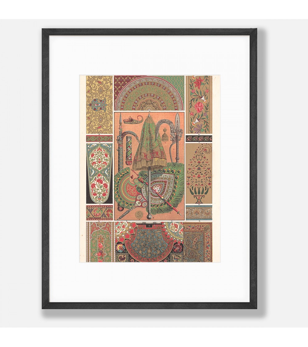 INDIJSKI ORNAMENTI print na premium papiru (art. p-7555)