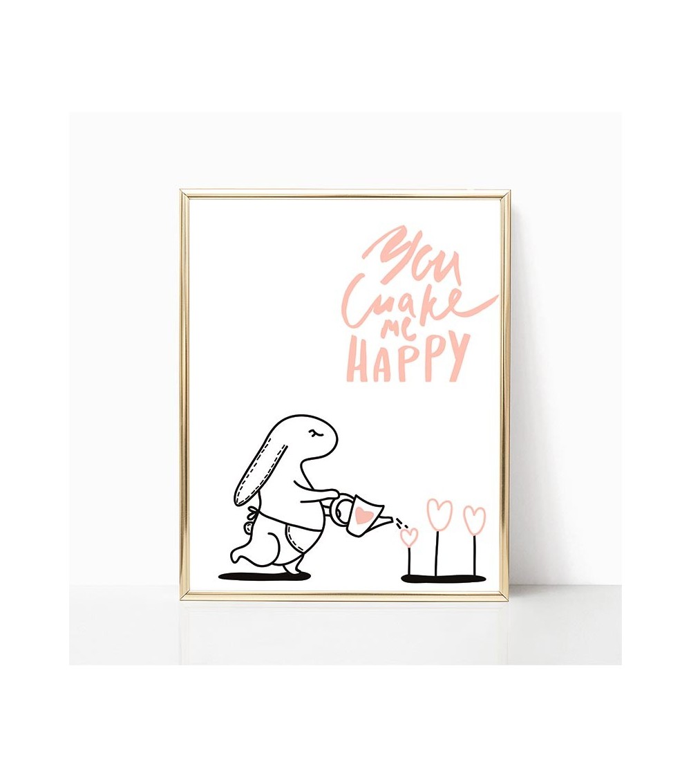 YOU MAKE ME HAPPY - POSTER ZA ZID (ART. P-1276)