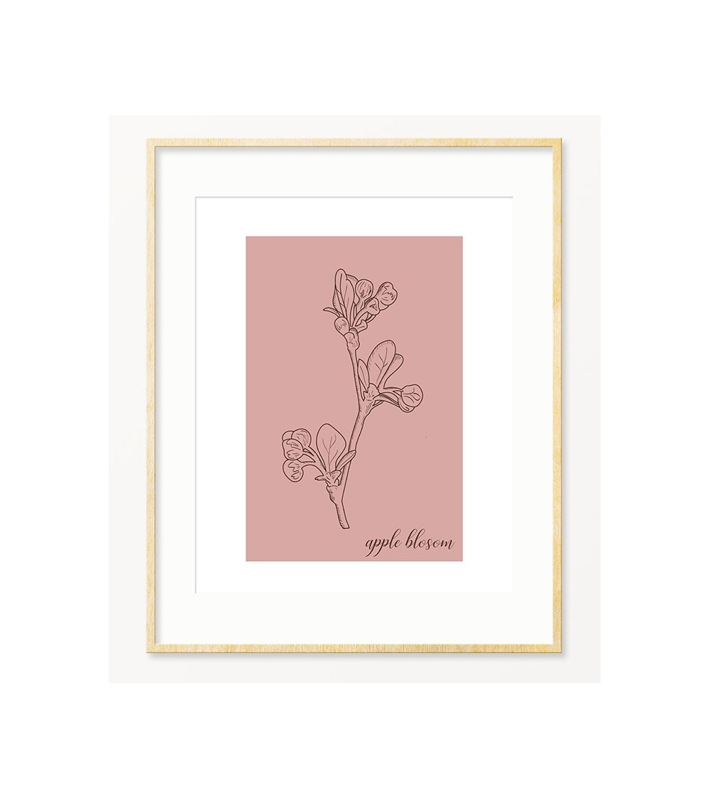 APPLE TREE BLOSSOM MINIMALISTIČNI BOTANIČKI PRINT (ART. P-2767)