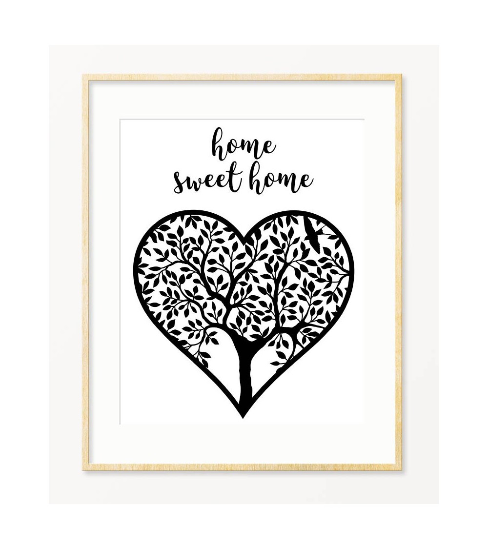 HOME SWEET HOME POSTER ZA ZID (ART. P-1890)