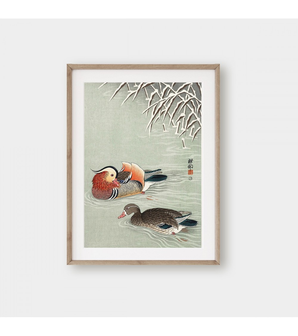 MANDARINSKA PATKA JAPANSKI PRINT NA FINE-ART PAPIRU ZA ENTERIJER (ART. P-5094)