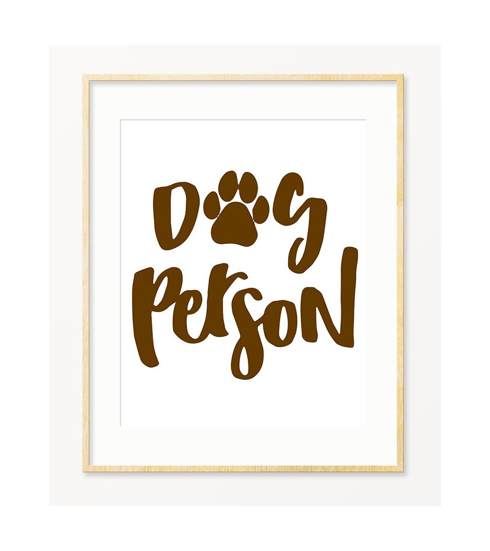 Poster sa porukom za vlasnike kućnih ljubimaca DOG PERSON (art. p-2326)