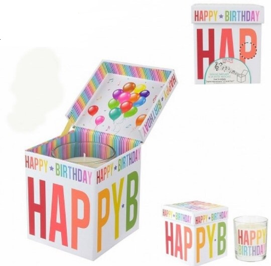 Kutija sveća happy birthday, 1039-0