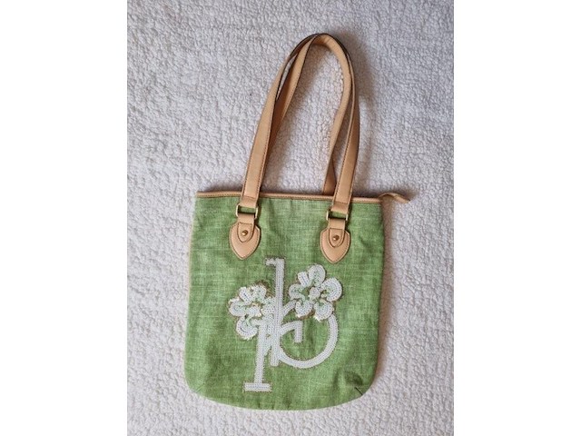 Roccobarocco original tote lanena torba