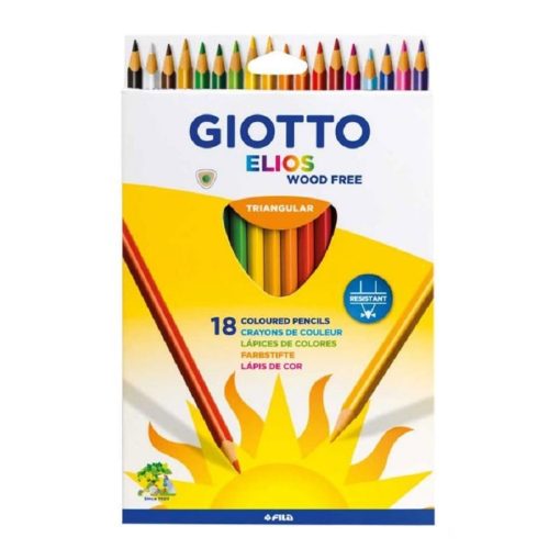 Drvene bojice 1/18 trouglaste Elios, Giotto