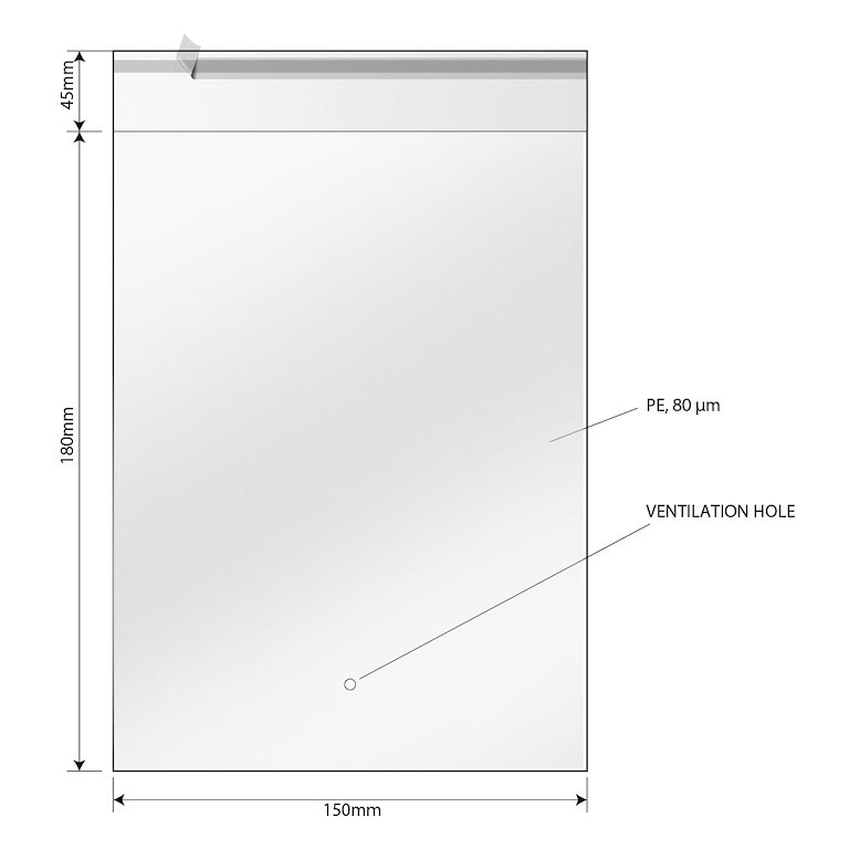 POLY BAG 15 x 18 - 59.024