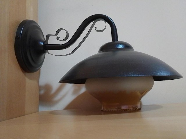 Fenjer - zidna lampa 37-ML2 crni