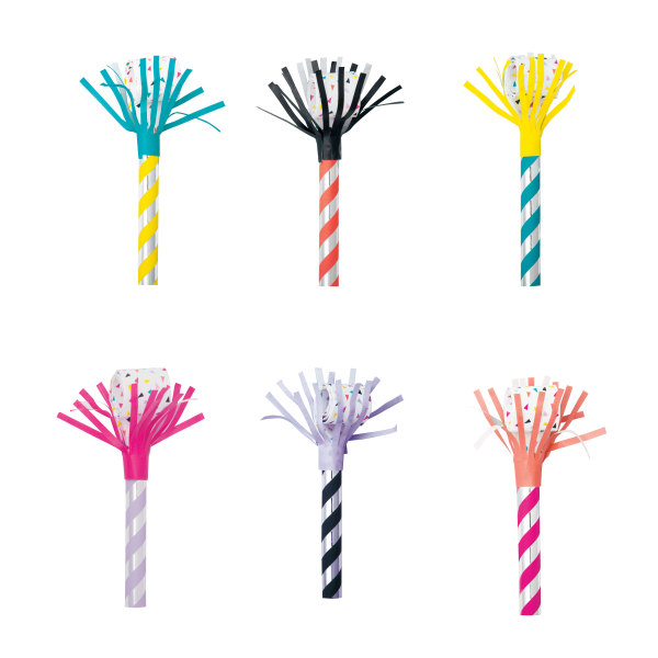 93431U
6 Fringed Party Blowouts