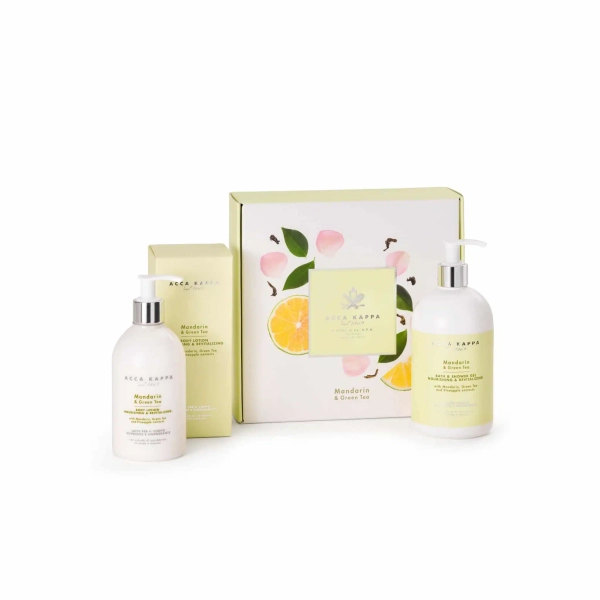 Acca Kappa Mandrin & Green Tea Gift Set – Set gel za tuširanje i losion za telo