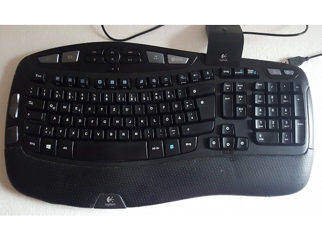 Logitech Wave Bežična DE Tastatura sa Risiverom