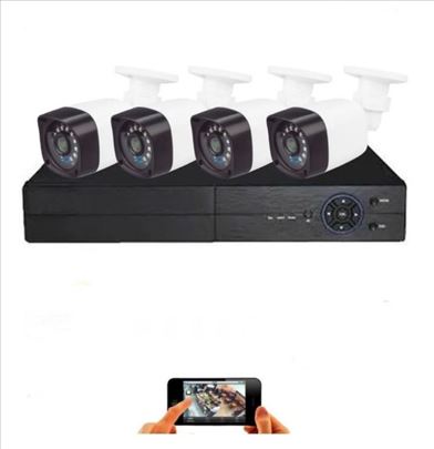 AHD set 4 kamera 3mpx komplet za video nadzor ahd