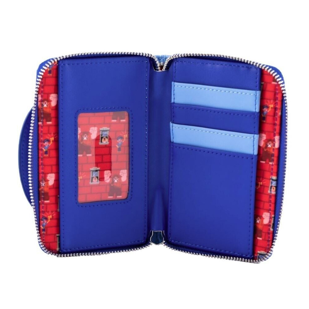Disney Wreck It Ralph Fix It Felix Zip Around Wallet