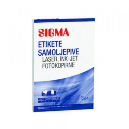 Sigma nalepnice A4/12 105x48 ( G193 )