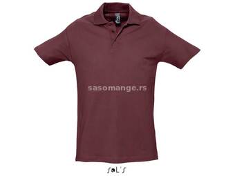 Sols Polo majica za muškarce Spring II Burgundy veličina S 11362