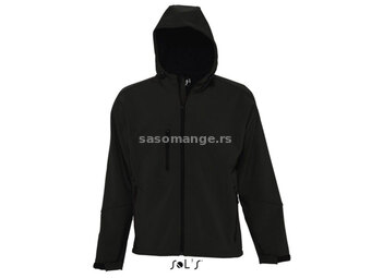 Sols Muška Softshell jakna sa kapuljačom Replay Black veličina XS 46602