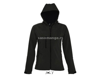Sols Ženska Softshell jakna sa kapuljačom Replay Black veličina S 46802