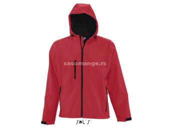 Sols Muška Softshell jakna sa kapuljačom Replay Red veličina M 46602