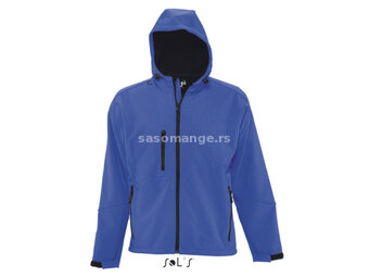 Sols Muška Softshell jakna sa kapuljačom Replay Blue veličina XS 46602