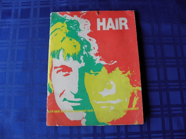 HAIR, program i brošura, 1969.god