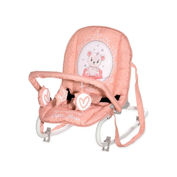 Lorelli Ležaljka za bebe Eliza Mellow Roze Bear (2023) 10110142375
