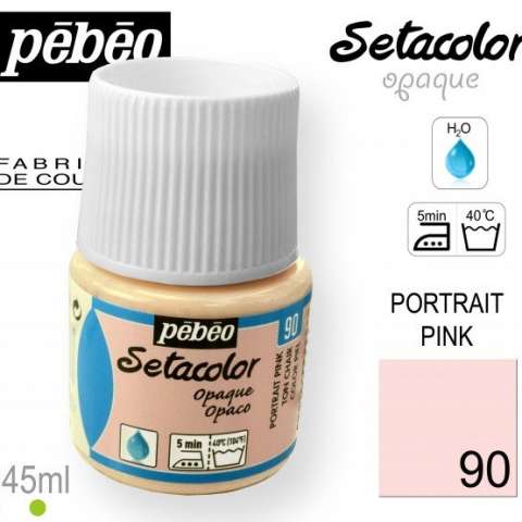 PEBEO SETACOLOR OPAQUE 45ML PORTRAIT PINK