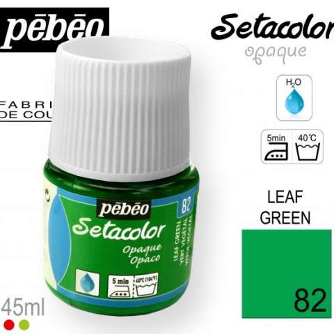PEBEO SETACOLOR OPAQUE 45ML LEAF GREEN