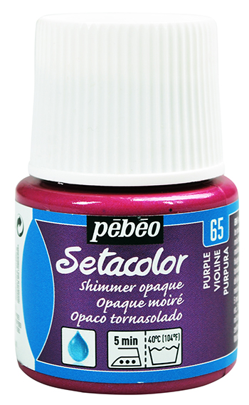 PEBEO SETACOLOR SHIMMER OPAQUE 45 PURPLE