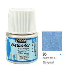 PEBEO SETACOLOR PEARL OPAQUE 45ml PEARL BLUE