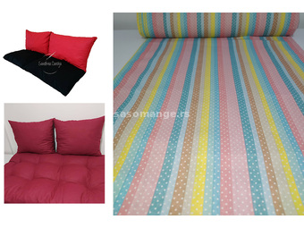 Jastuci za garniture od paleta - 160 x 50 x 50 cm - Stripes